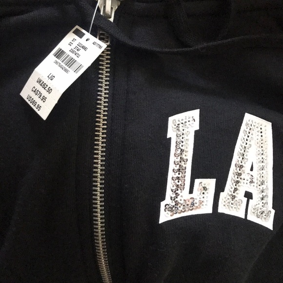PINK Victoria's Secret | Tops | Nwt Exclusive Pink La Bling Zip Up ...
